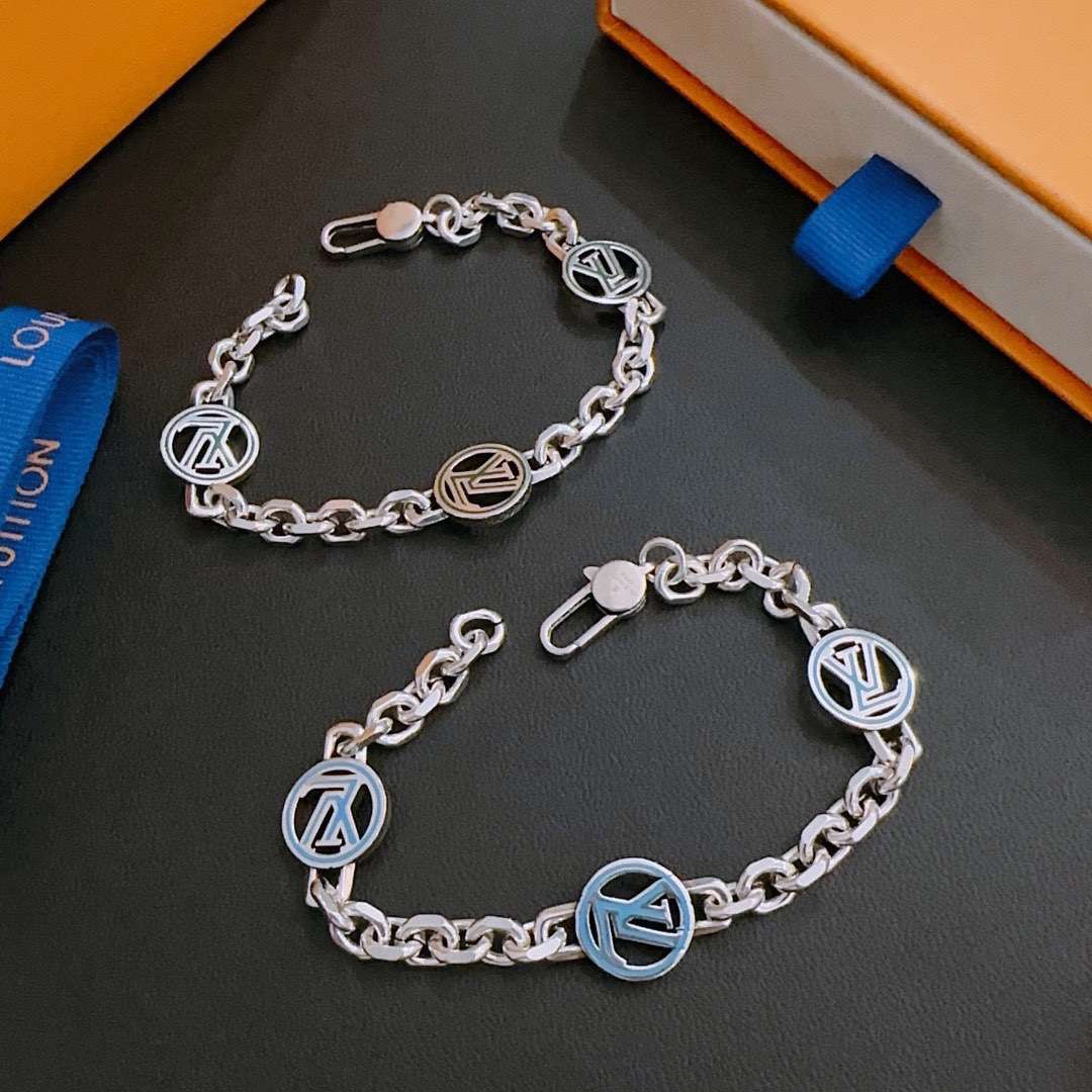 Louis Vuitton Rock Punk Bracelet Silver For Women - Temafes