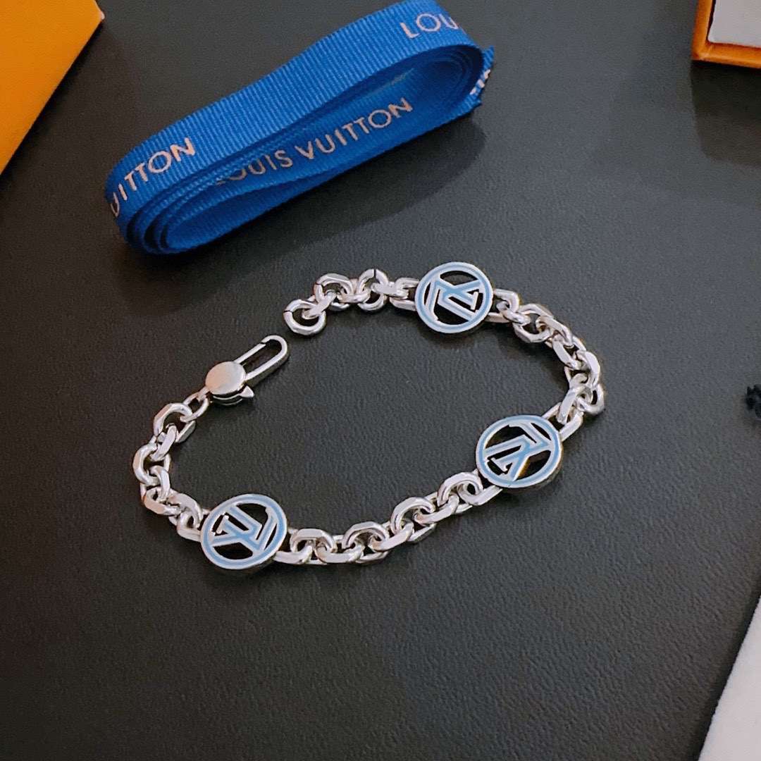 Louis Vuitton Rock Punk Bracelet Silver For Women - Temafes