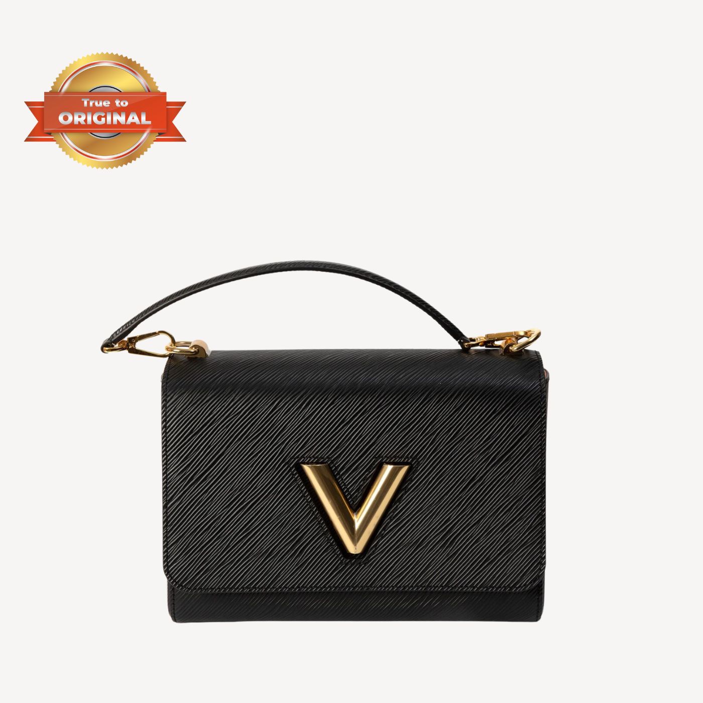 [True-to-ORIGINAL] Louis Vuitton Twist MM Epi Black For Women 9.4in ...