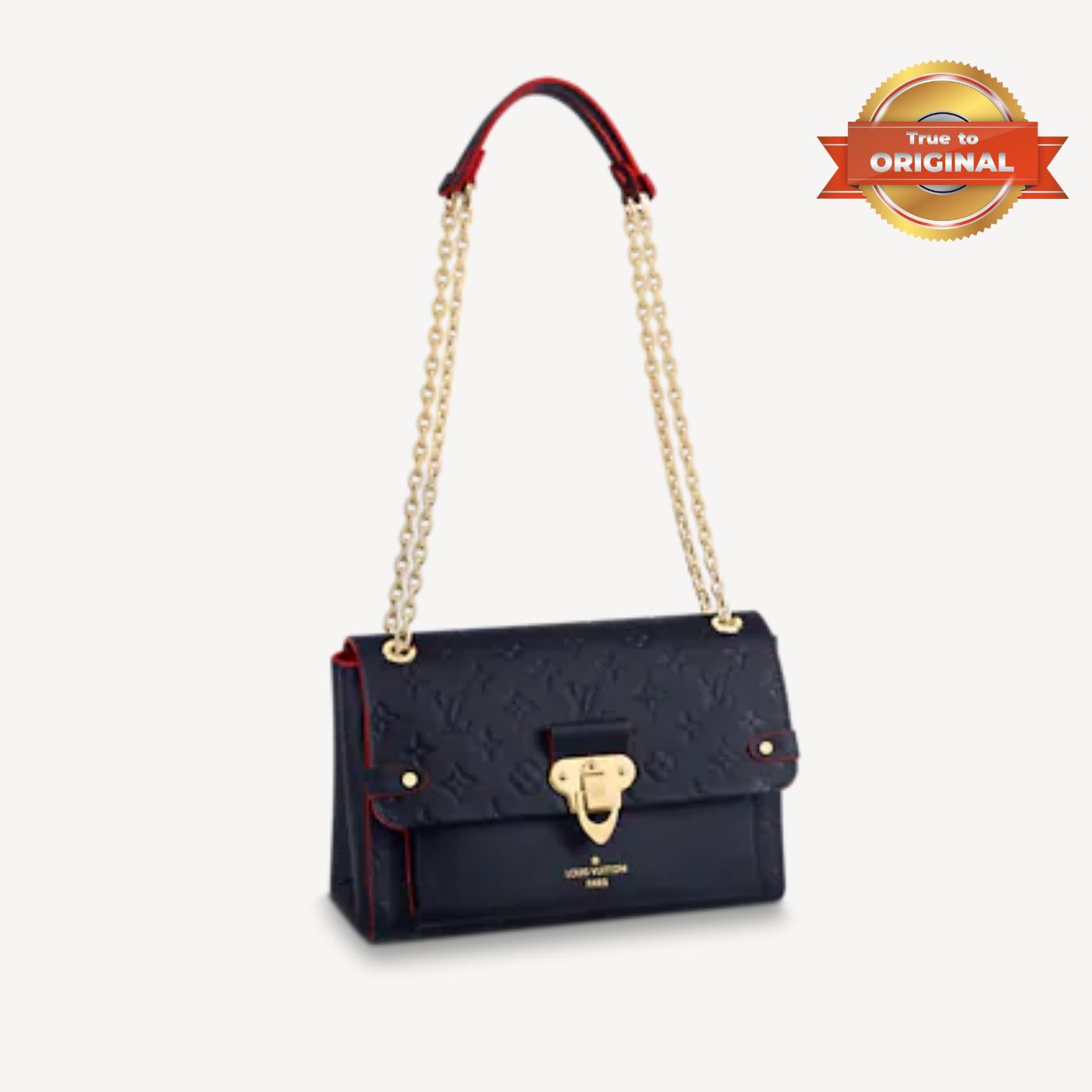 [True-to-ORIGINAL] Louis Vuitton Vavin MM Monogram Empreinte Navy Blue ...