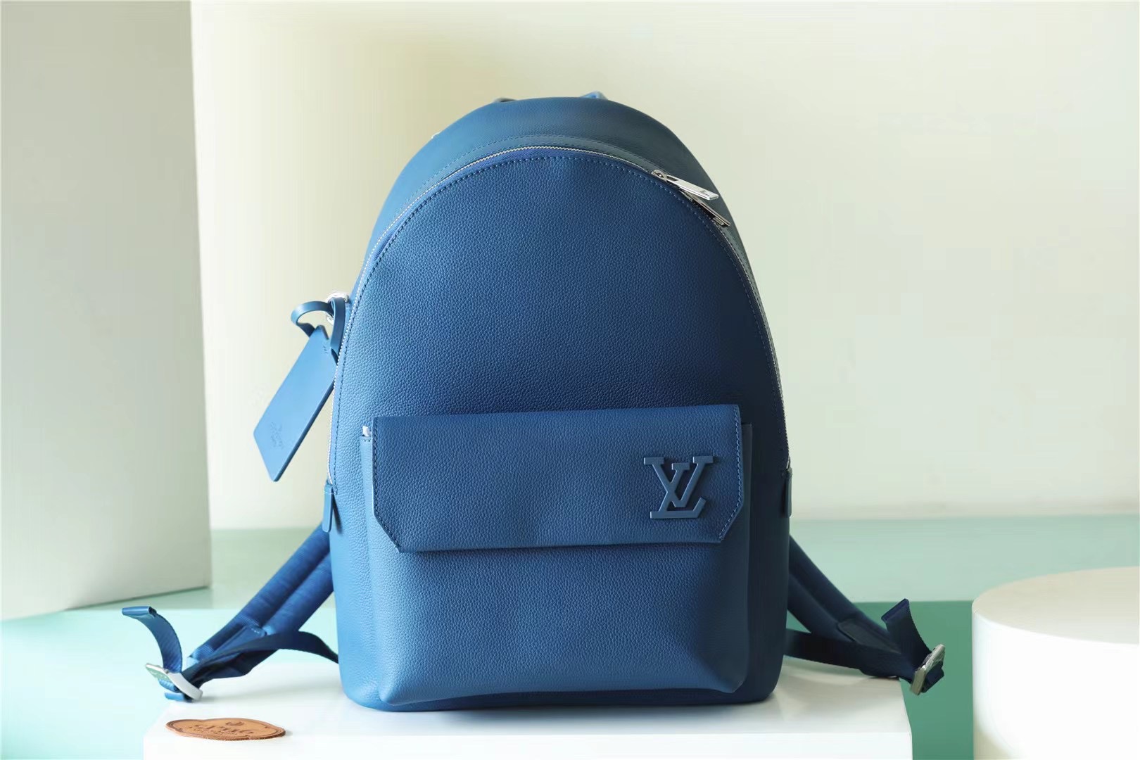 Louis Vuitton Takeoff Backpack Dark Blue For Men 43cm / 16.9in