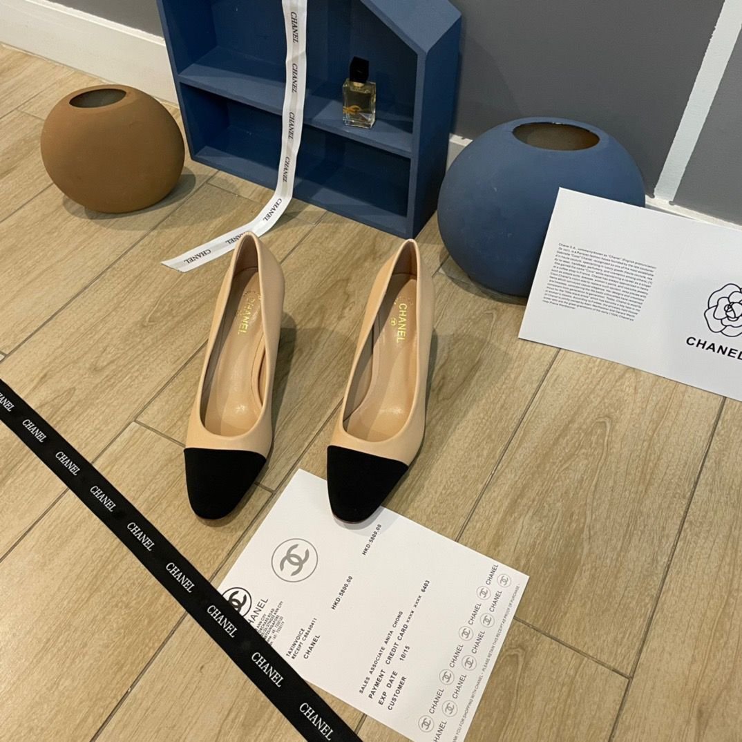 Chanel Pumps Beige For Women - Temafes