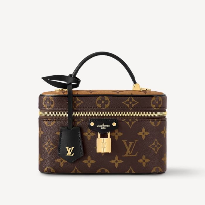 Louis Vuitton Vanity Chain Pouch Brown For Women 19cm / 7.5in M47125 ...