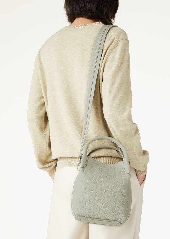 [True-to-ORIGINAL]Loro Piana Small Bale Bag Light Wasabi For Women 6.7 ...