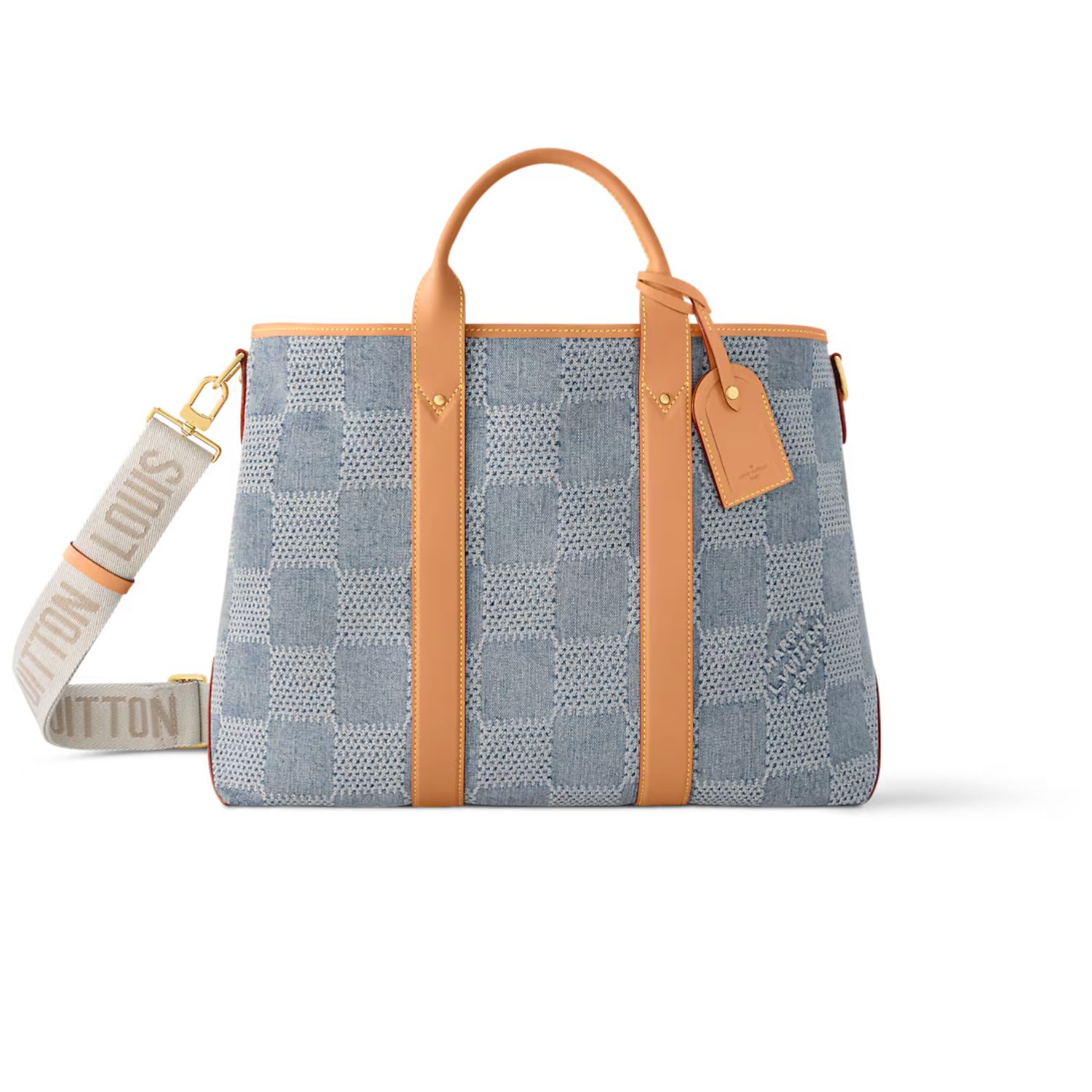 Louis Vuitton Weekend Tote Denim For Men 43cm/17in N40702 - Temafes