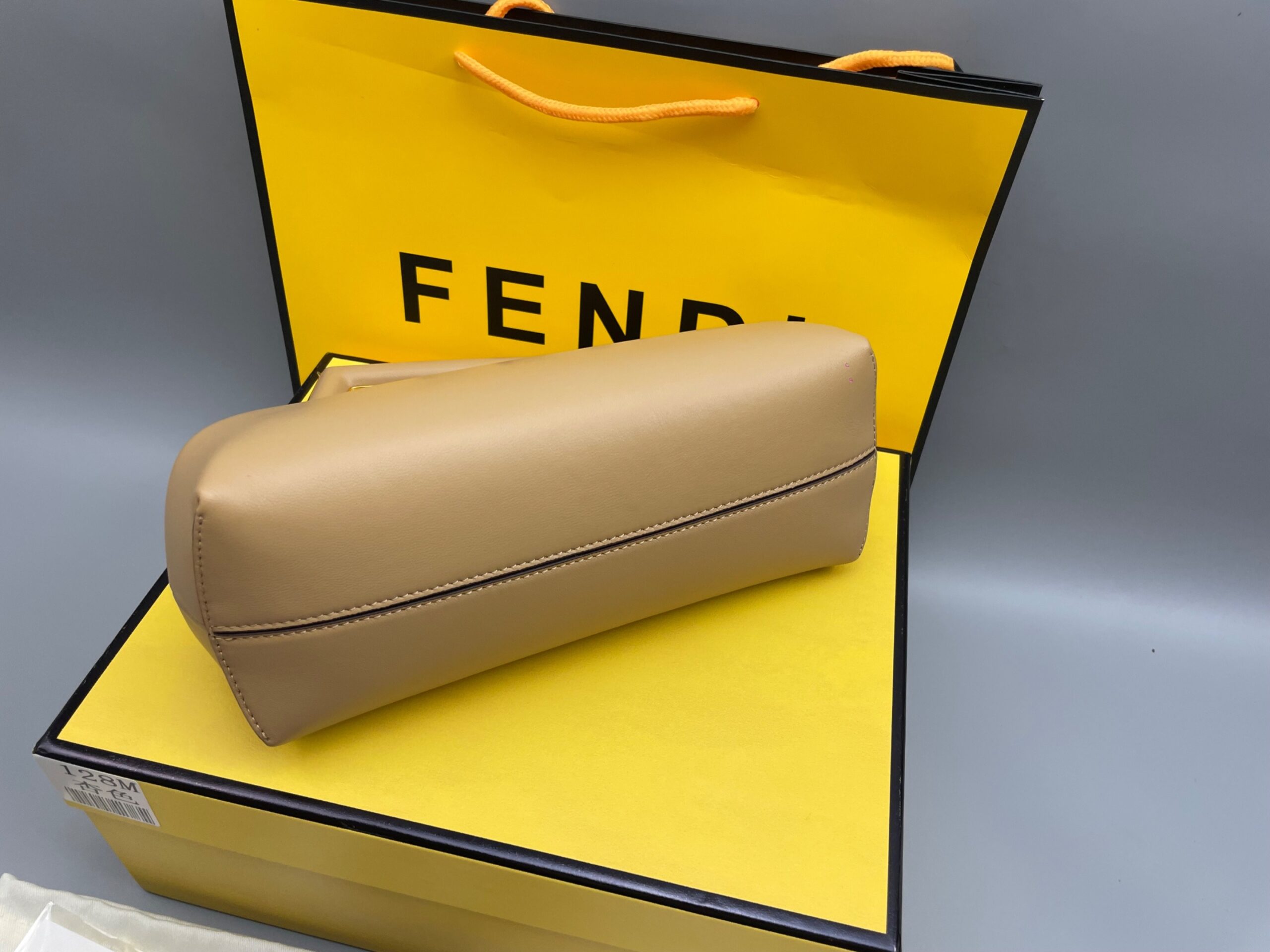 [True-to-ORIGINAL] Fendi First Small Bag Beige For Women - Temafes