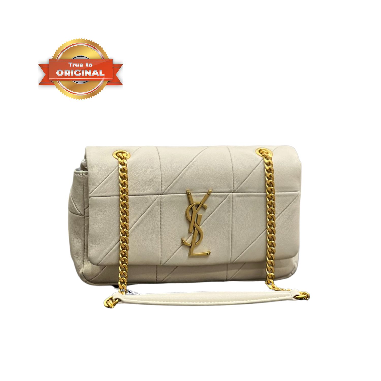 Saint Laurent Jamie Small Crossbody Bag 7.8in/ 20cm White Gold Hardware ...