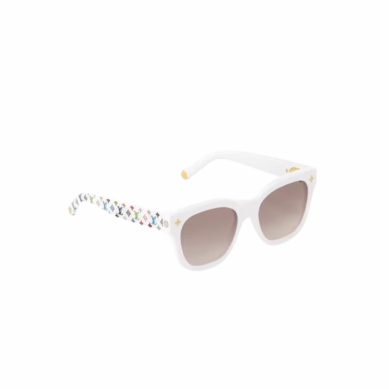 Louis Vuitton LV x TM My Monogram Multicolor Square Sunglasses White ...