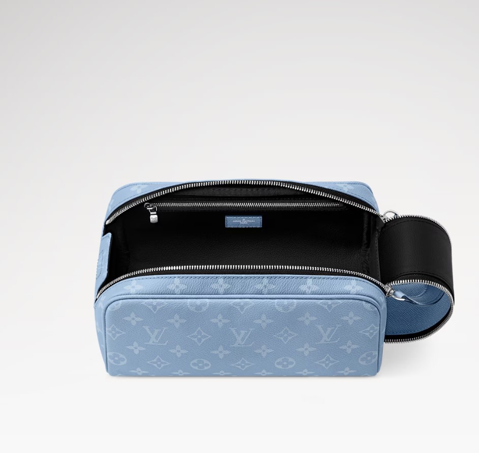 Louis Vuitton Dopp Kit Sky Blue For Men 11in/28cm M14125 - Temafes
