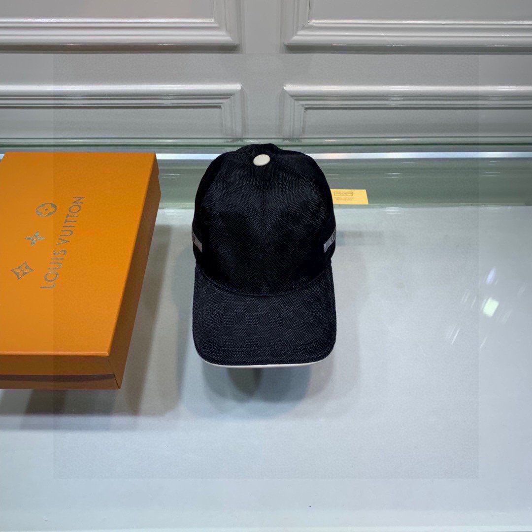 Louis Vuitton LV Get Ready Cap Black LV Cap - Temafes