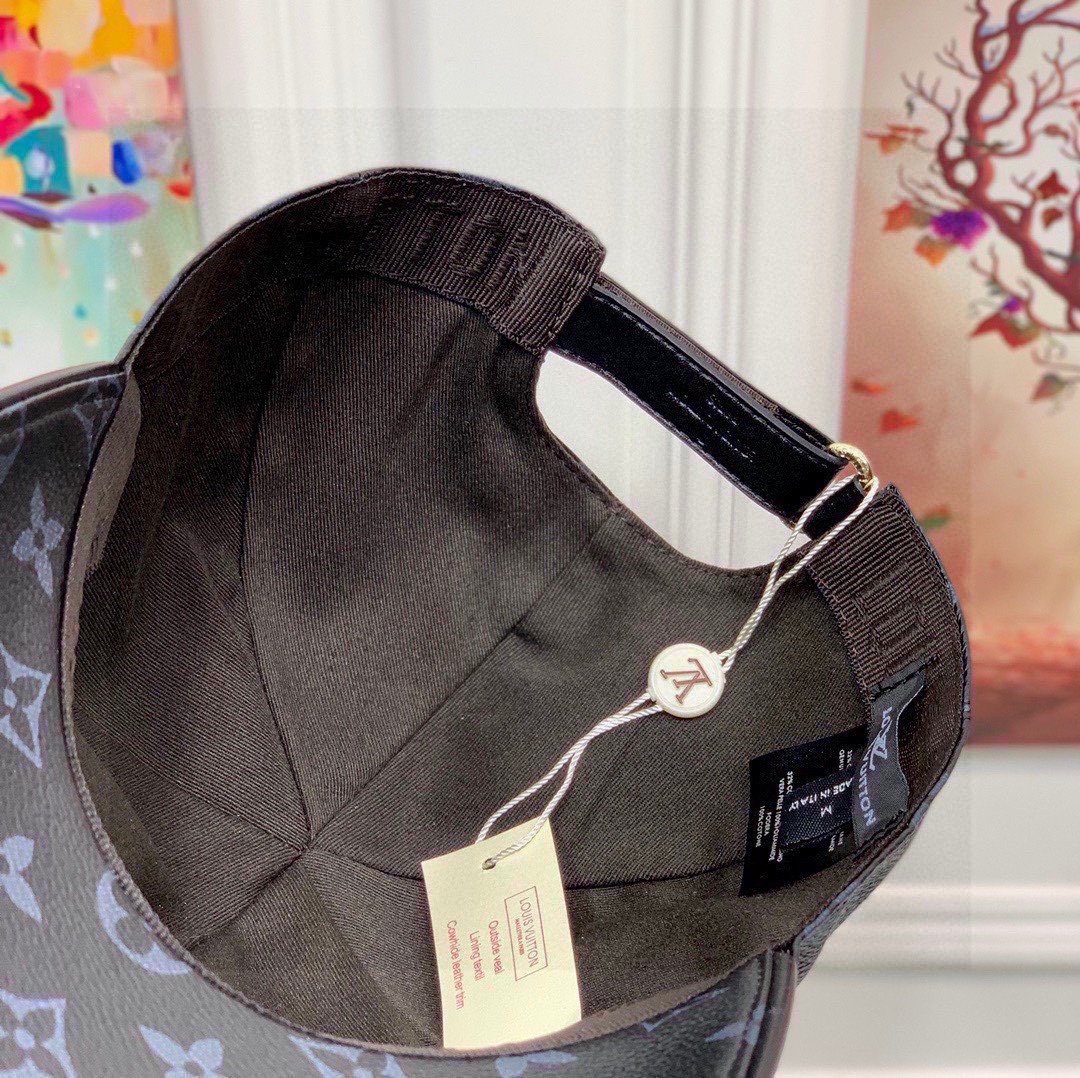 Louis Vuitton LV Get Ready Cap Monogram Black LV Cap - Temafes