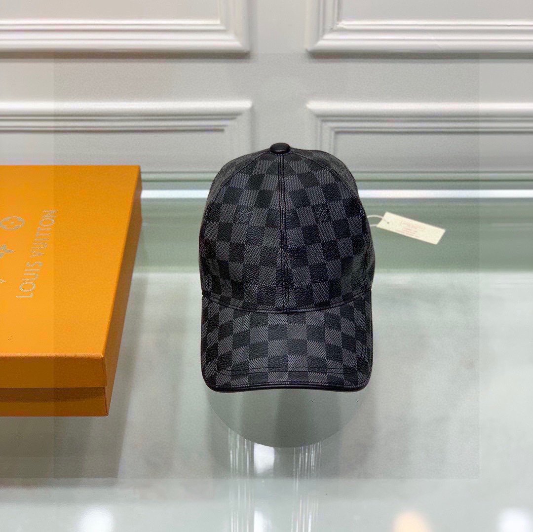 Louis Vuitton LV Get Ready Cap Damier Black LV Cap - Temafes