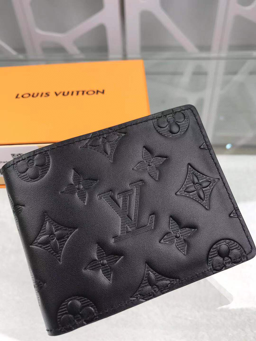 Louis Vuitton Multiple Wallet Monogram Shadow For Men, Men's Wallet 4 ...