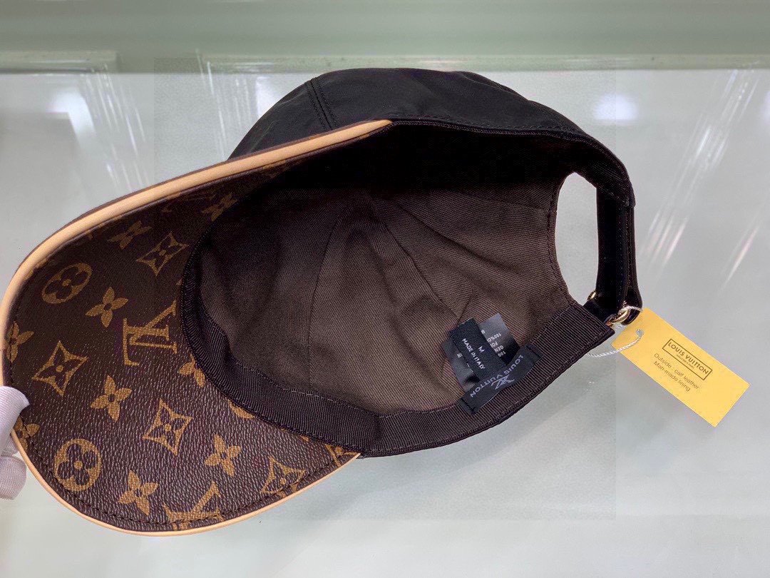 Louis Vuitton LV Get Ready Cap Monogram Black LV Cap - Temafes