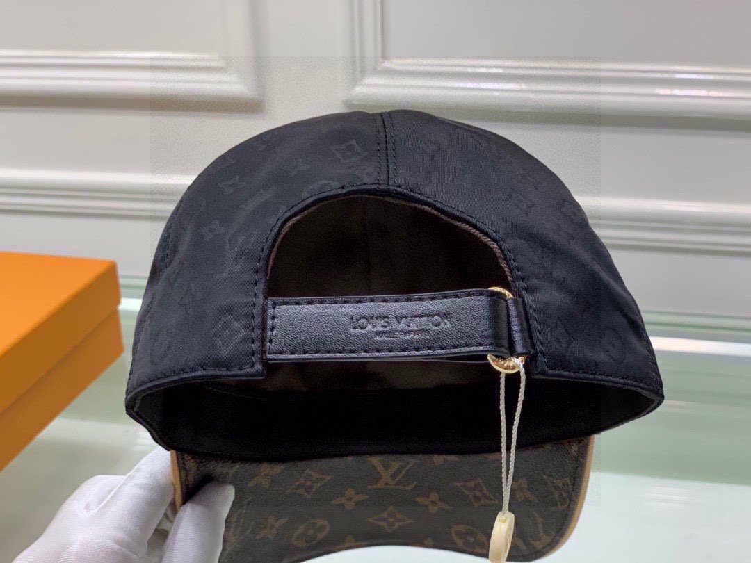 Louis Vuitton LV Get Ready Cap Monogram Black LV Cap - Temafes