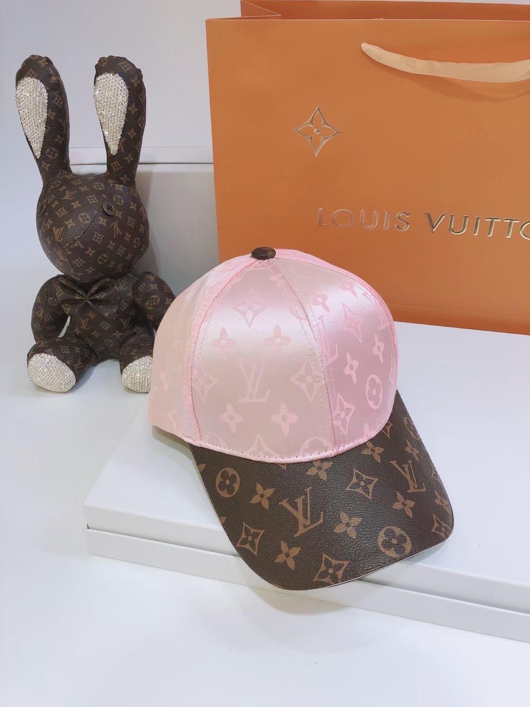 Louis Vuitton LV Get Ready Cap Monogram Pink LV Cap M00422 - Temafes