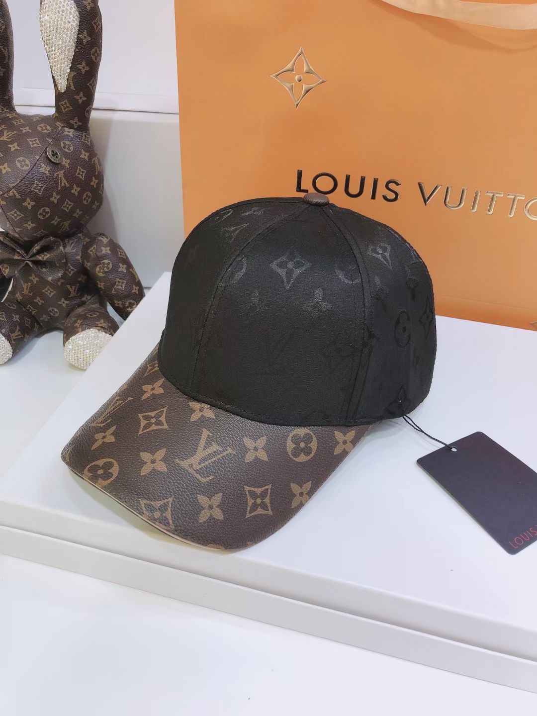 Louis Vuitton LV Get Ready Cap Monogram Canvas Black LV Cap M76528 ...