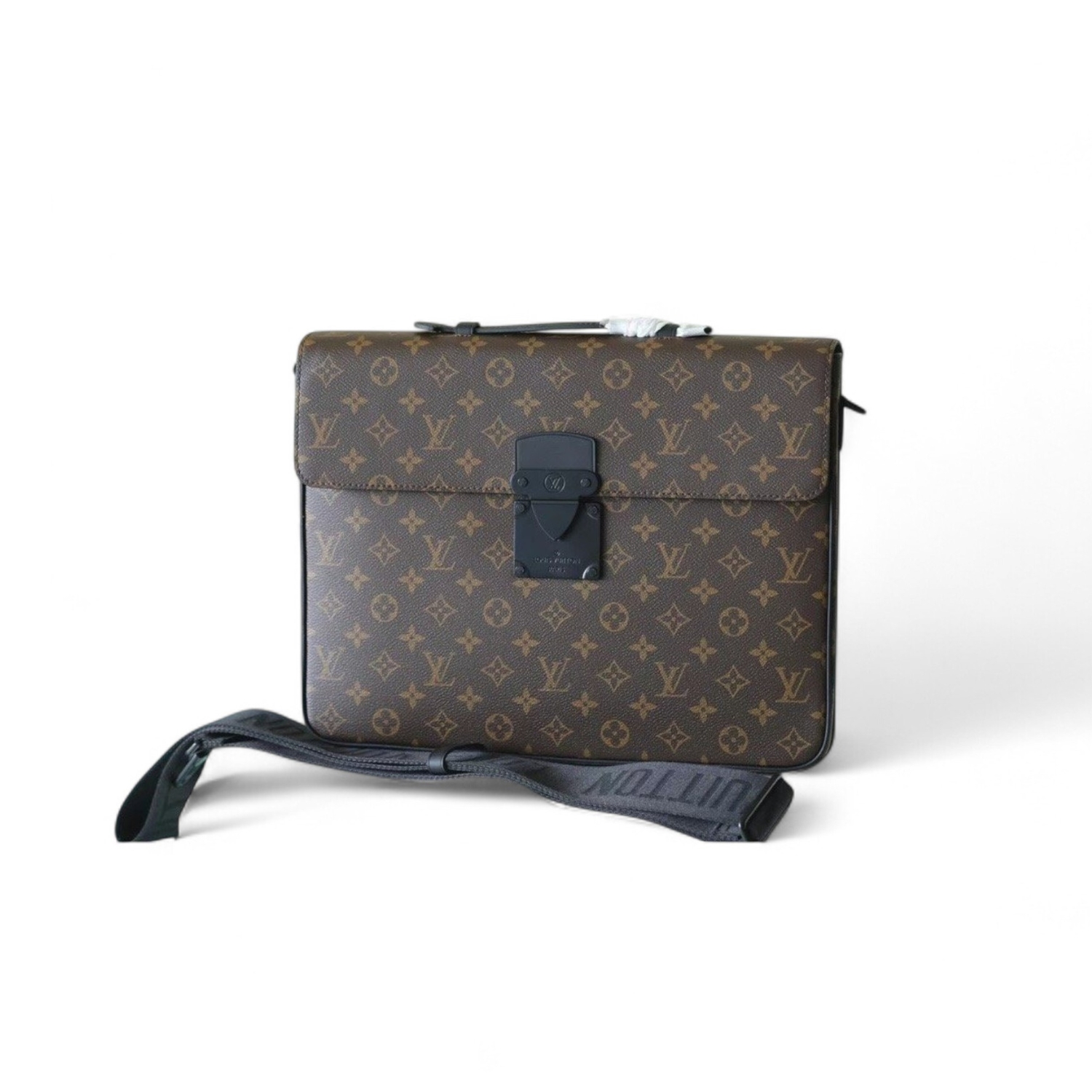 Louis Vuitton S-Lock Briefcase Monogram Canvas For Men, Men's Bags ...