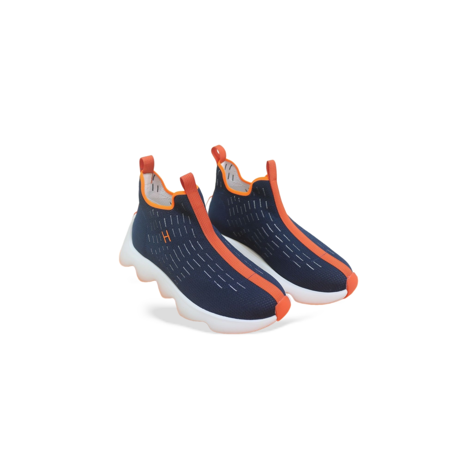 Hermes Eclair Sneaker Dark Blue For Men H221892ZH02410 - TEMAFES