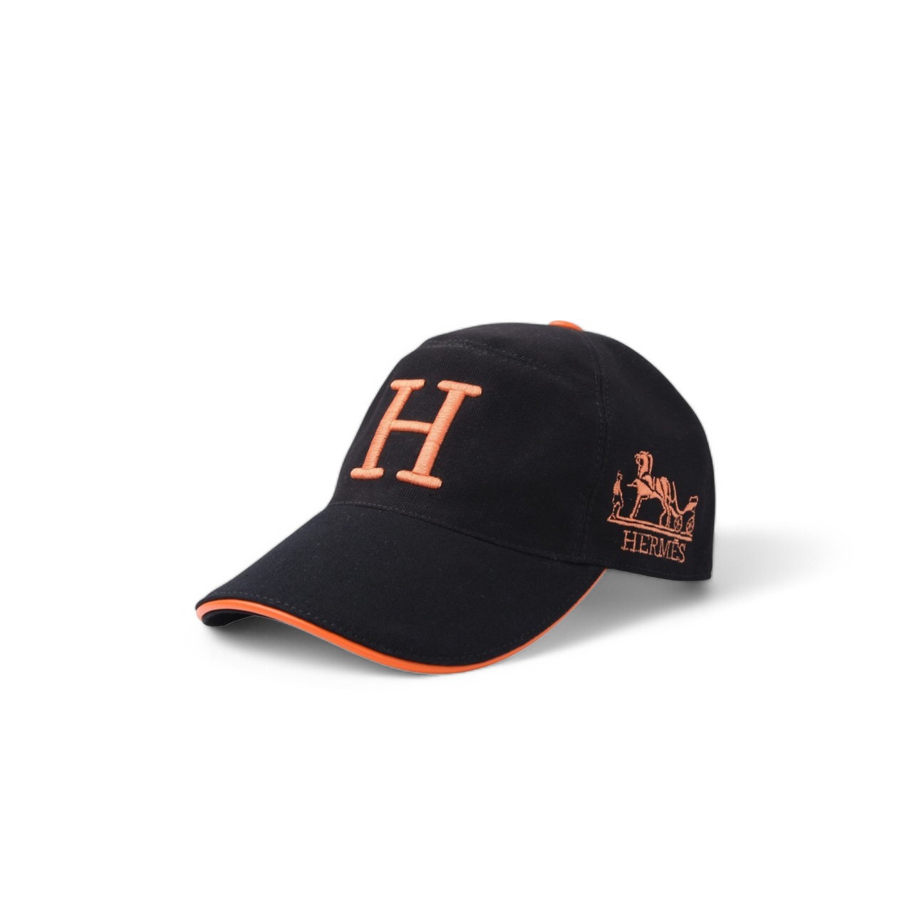 Hermes Davis H Primavera Cap Black Hermes Cap - Temafes