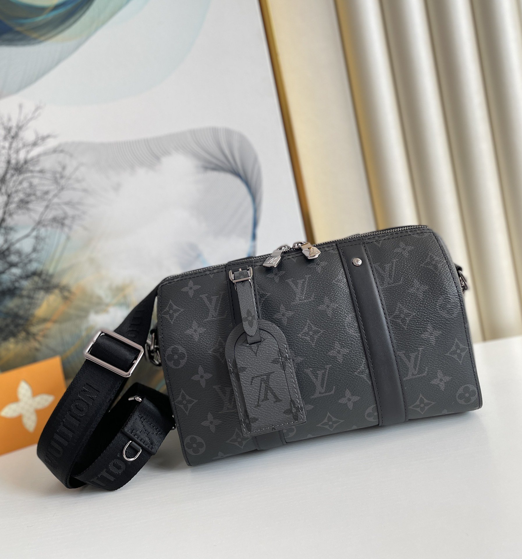 Louis Vuitton City Keepall Monogram Eclipse/Monogram Eclipse Reverse ...