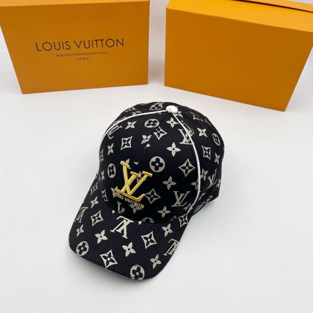 Louis Vuitton Match Cap Black LV Cap - Temafes