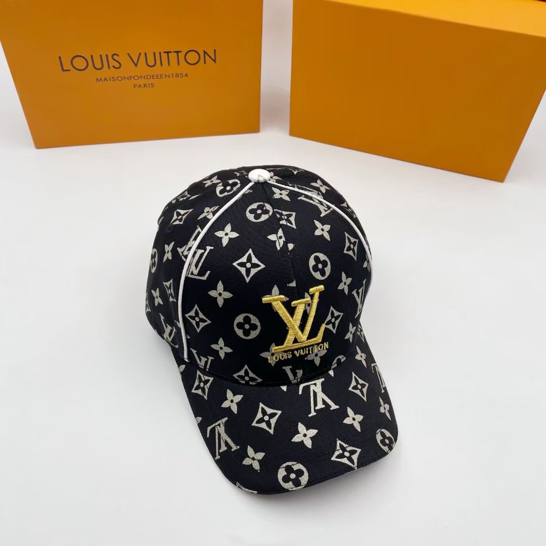 Louis Vuitton Match Cap Black LV Cap - Temafes